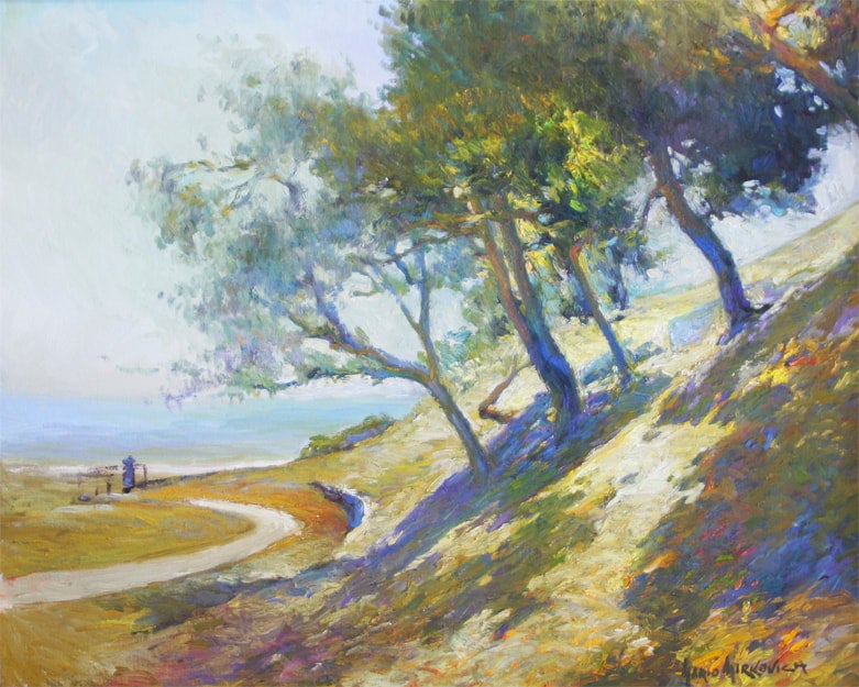Trees at Cabrillo Beach | Mario's Art Gallery